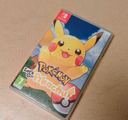 Коробка, без игры Let's Go Pikachu Nintendo Switch