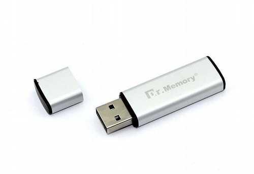 Флешка USB Dr. Memory 009 8Гб, USB 2.0, серебристы