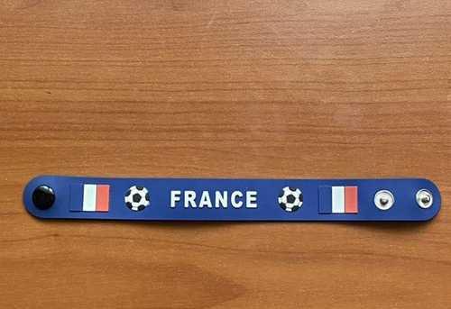 Силиконовый браслет сборная Франции по футболу