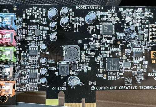 Продам звуковая карта PCI-E Creative Audigy FX