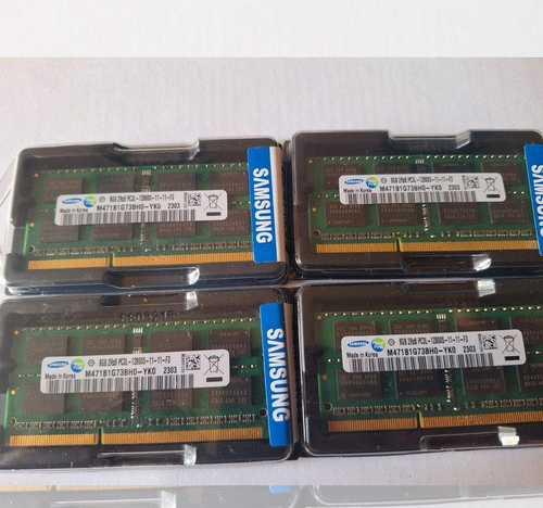 Планки samsung soddim 8gb ddr3l