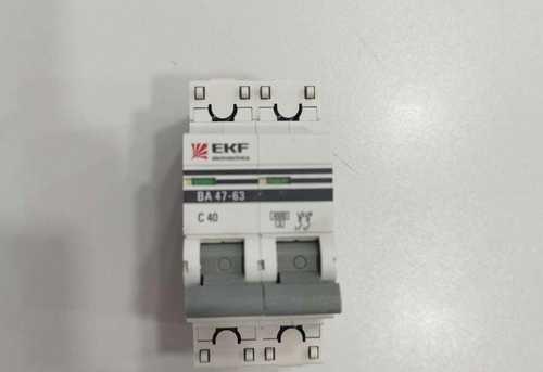 Автоматический выключатель ва 47-63 EKF C40