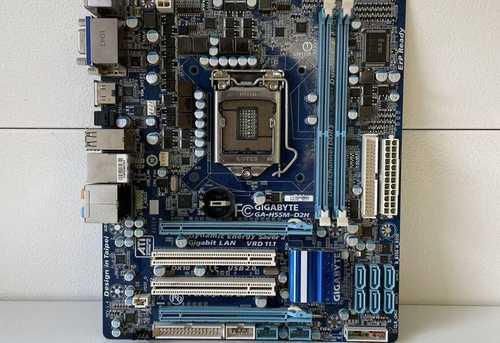 Мат.плата Gigabyte GA-H55M-D2H LGA 1156