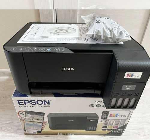 Цветное мфу Epson L3250 wi-fi