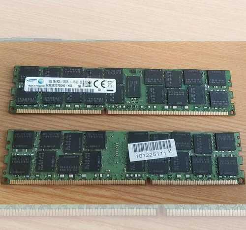 16Gb 12800R DDR3 1600 Samsung ecc reg