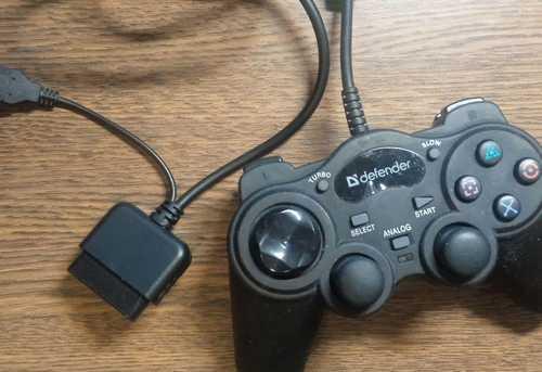 Геймпад DualShock 2/Defender Game Racer Turbo GT