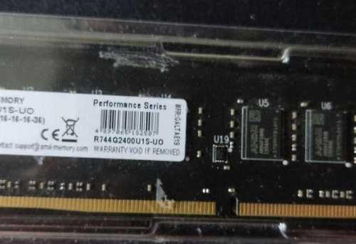 Оперативная память DDR4 AMD R7 4 Gb
