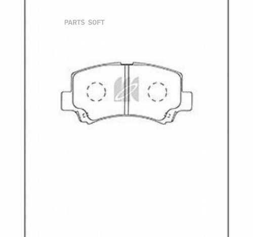 Колодки тормозные дисковые пер. suzuki wagon R  1.0,1.2 98- D9026,D9026,kashiyama