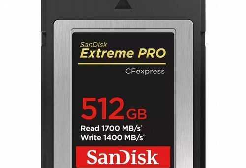 Sandisk extreme PRO cfexprees type B card 512 GB