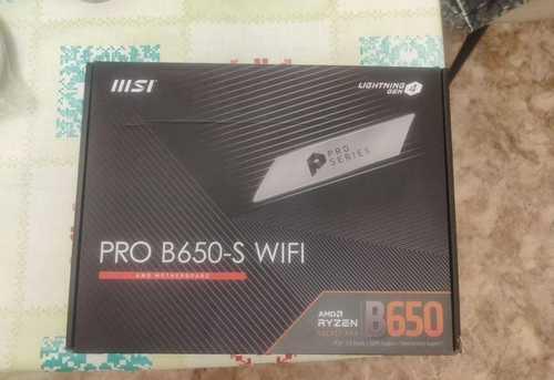 MSI pro b650-s wifi