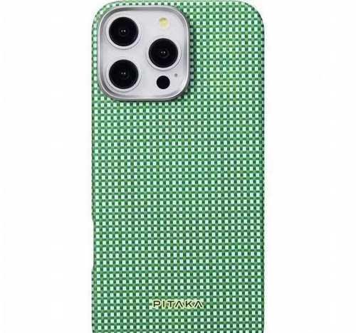 Pitaka Ultra-Slim Case для iPhone 16 Pro Max green