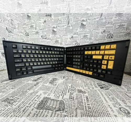 Набор кейкапов akko Black & Gold JP ASA/PBT