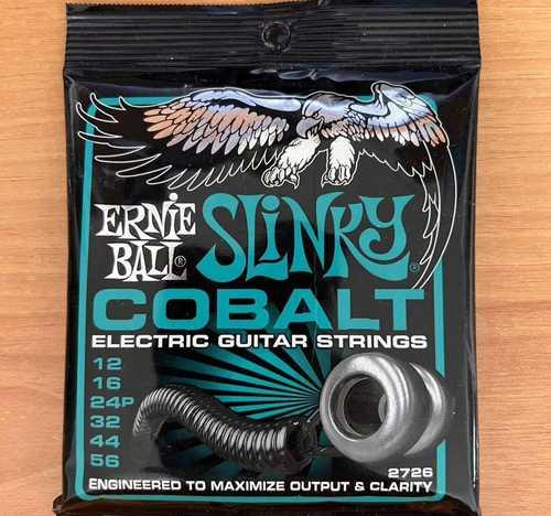 Струны для электрогитары Ernie Ball Cobalt 12-56