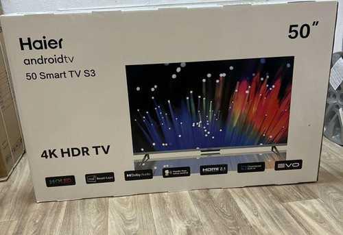 Телевизор Haier 50smartTV S3, 50"(127 см) UHD 4K