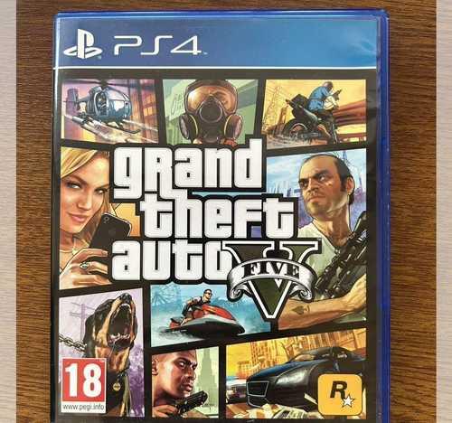 Gta 5 диск для ps4