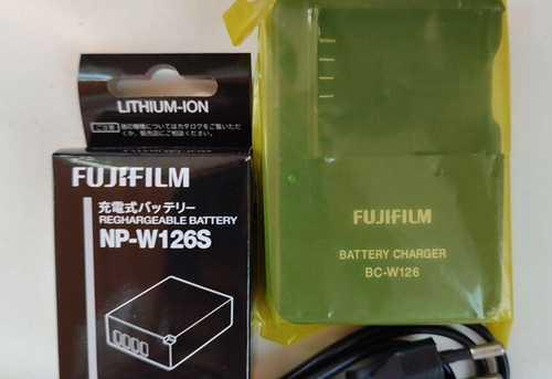 Fujifilm np-w126S + Fujifilm BC-W126 АКБ + зу