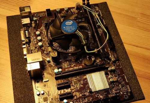 Intel core i3 7100 CPU + Плата MSI 110M pro