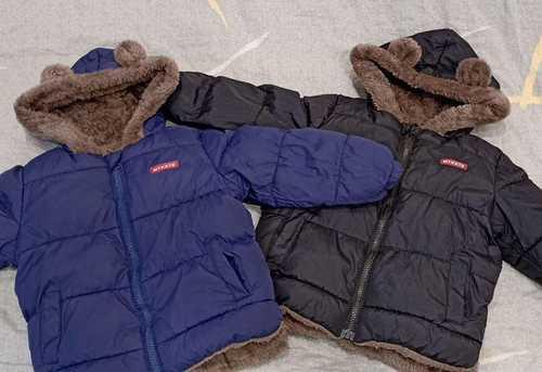 Куртка осень-зима "Мишка" 80-86