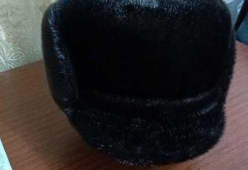 Норковая шапка мужская 57р