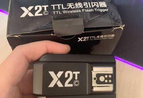 Синхранизатор трансмиттер Godox X2T-C для Canon