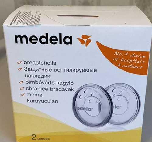 Medela накладки силик на грудь вентилируемые