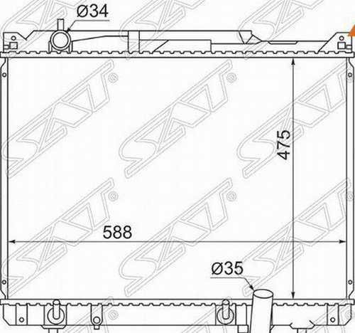 Радиатор suzuki grand vitara XL-7