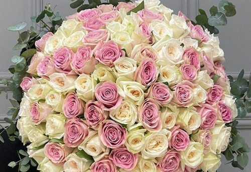 Розы Эквадор Голландия букеты цветы доставка