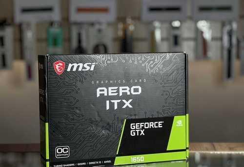 Видеокарта msi GeForce GTX 1650 aero ITX 4G OC