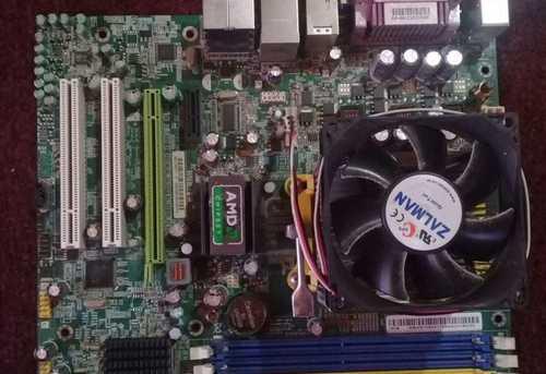Материнская плата AMD c процессором Athlon 64X2