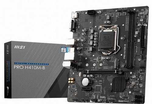 Новый комплект MSI H410M-B и Intel Core i3 10300