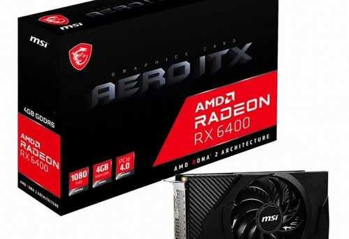 Видеокарта MSI AMD Radeon RX 6400 aero ITX