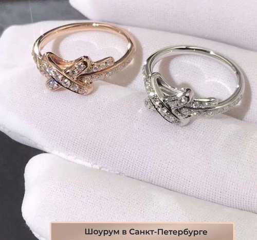 Кольцо Chaumet No Collection розовое золото 38 бр. 0.3910 ct