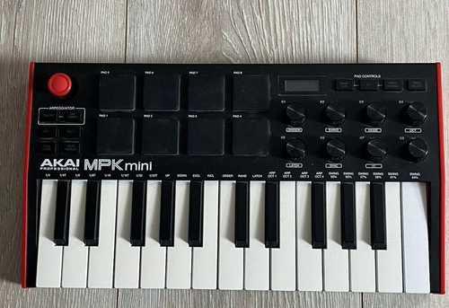 Миди клавиатура akai mpk mini mk3