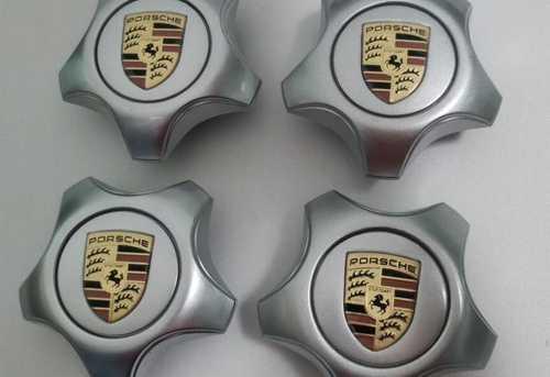 4шт колпачки Porsche Cayenne R18, R19, R20 серебро