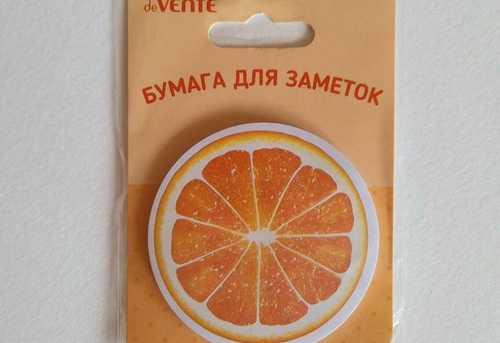 Стикеры для заметок апельсин закат летуаль