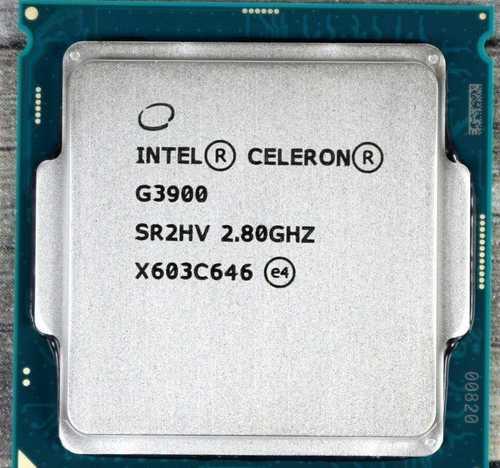 Процессор Celeron g3900