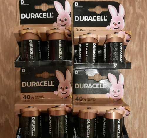 Батарейки duracell D 2 новые 8 шт