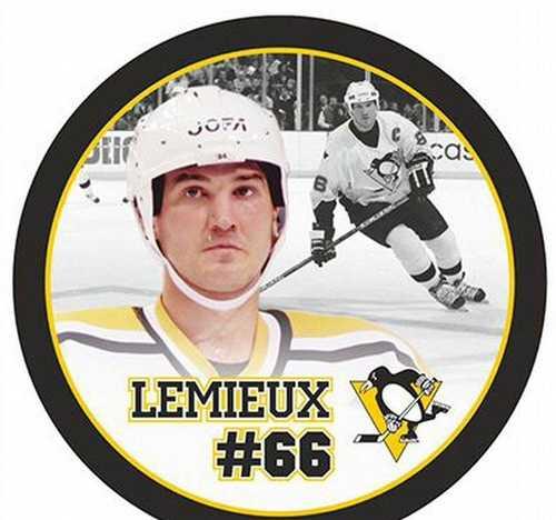 Шайба Игрок нхл lemieux №66 Питтсбург