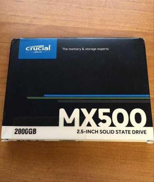 SSD Crucial MX500 2Tb Новый