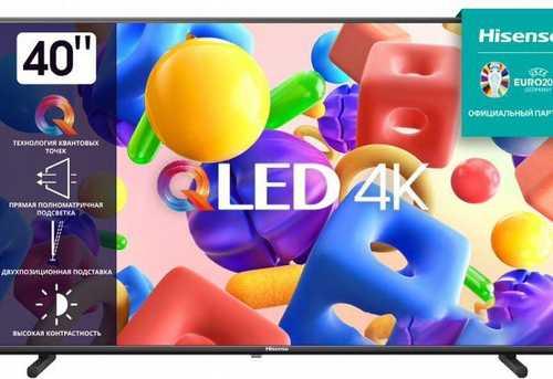 Телевизор qled 40" 40A5KQ hisense 4K SmartTV WiFi