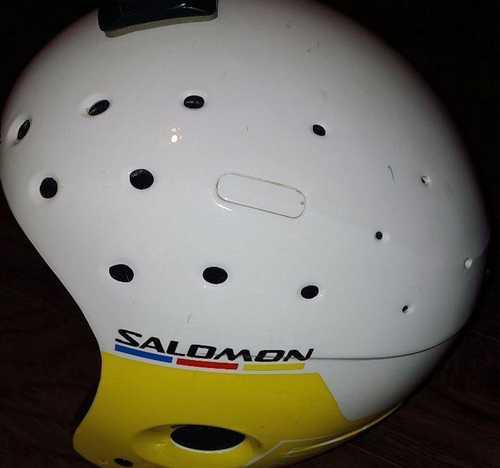 Г/л шлем salomon equipe JR White/Yellow 55 см