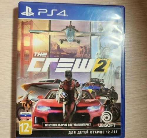 The crew 2 ps4 диск