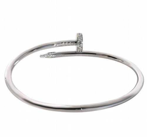Браслет Cartier Juste Un Clou из белого золота, 0,58 CT