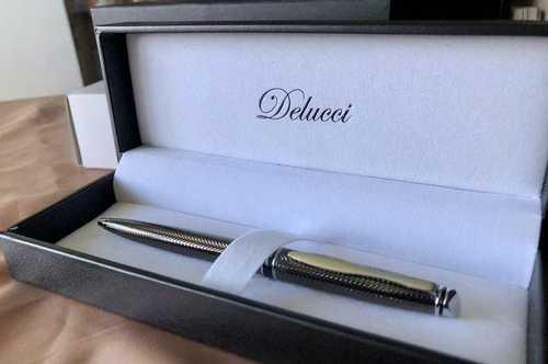Ручка шариковая Delucci подарочная