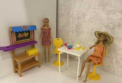Куклы барби с мебелью