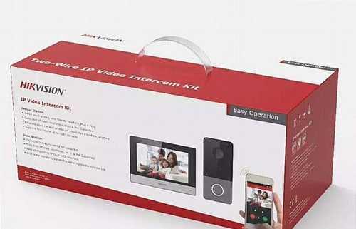 Комплект Hikvision Wi-fi, Ip видеодомофон