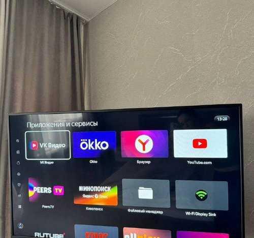 SMART TV телевизор Irbis 43 " на яндекств