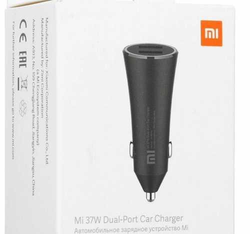 Xiaomi Mi 37 Вт,Dual-Port Car Charger, (GDS4147GL)