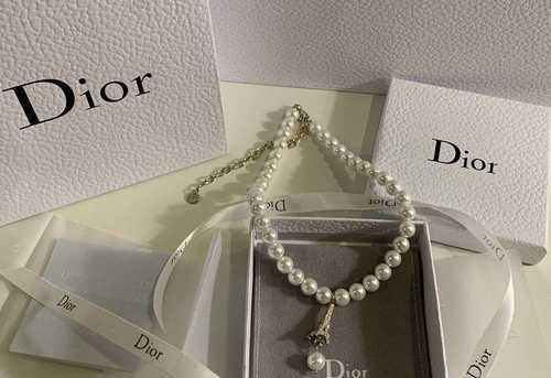 Жемчужное ожерелье Dior с Эйфелевой башней