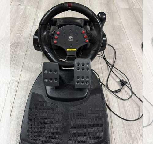 Игровой руль logitech momo racing force